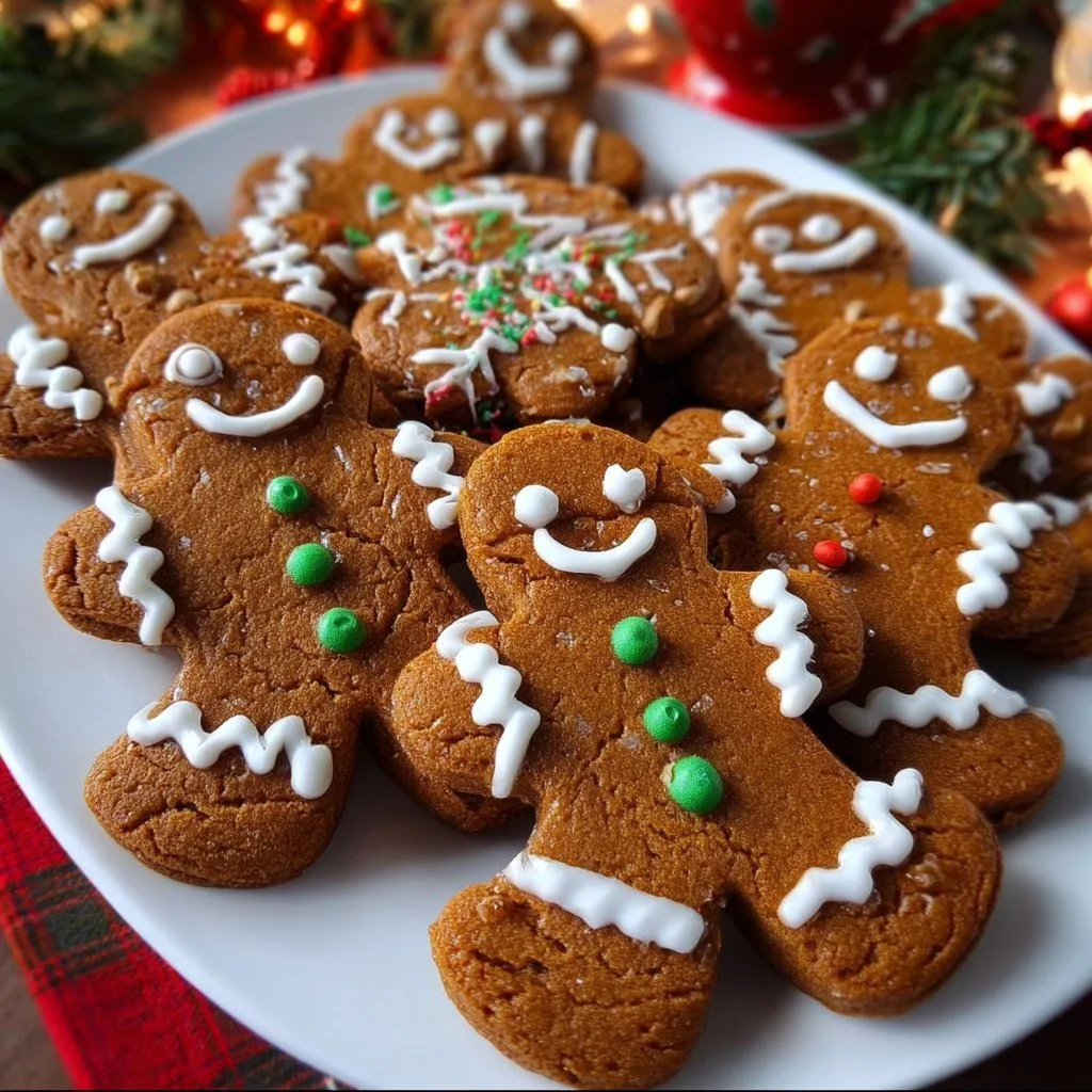 Soft & Chewy Gingerbread Men Cookies