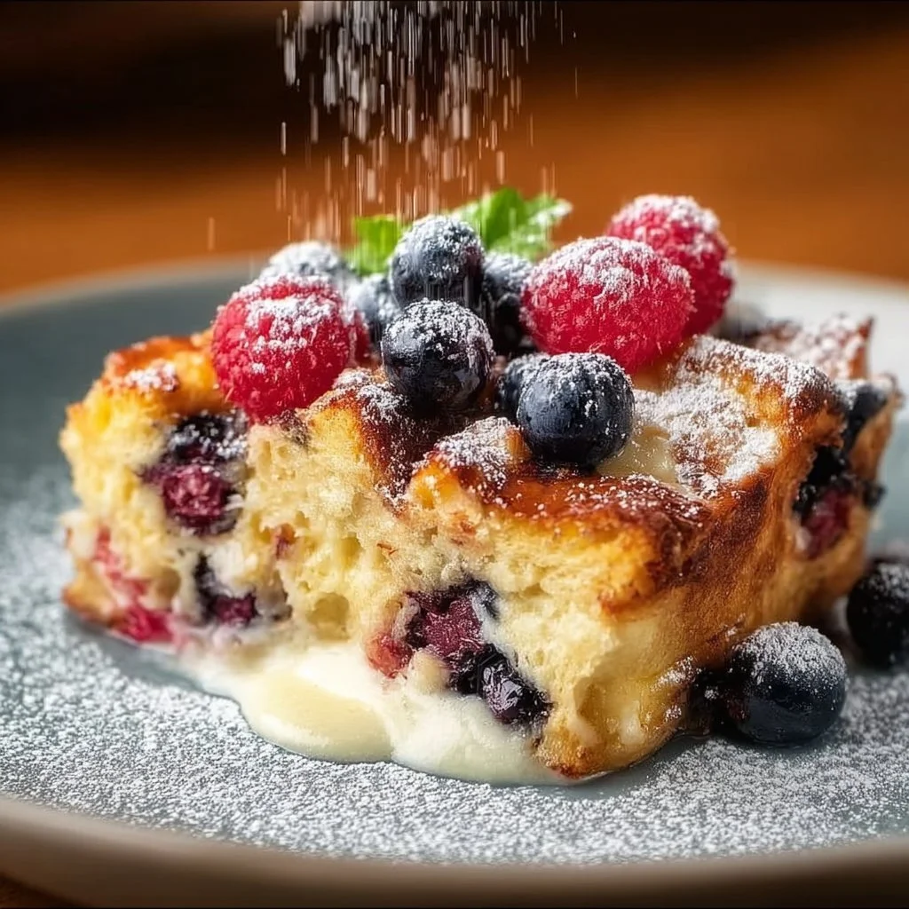 Very Berry Bread Pudding